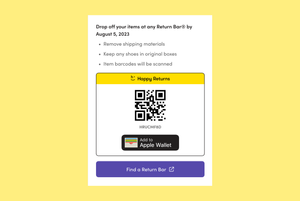 Return & Exchange Portal — Happy Returns