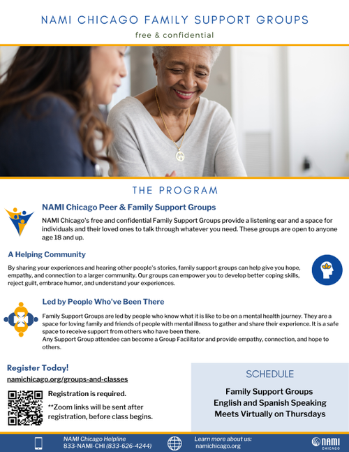 Virtual Night Family Support Group — NAMI Chicago