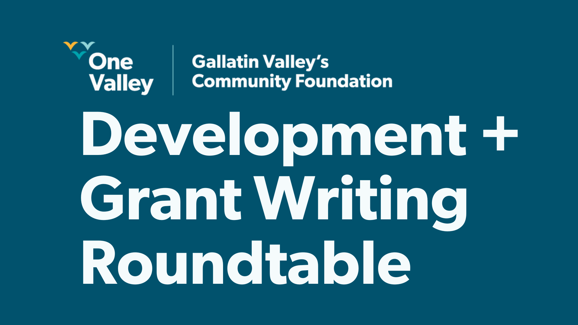 Events — One Valley Community Foundation