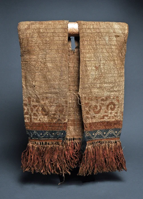 Kayan Men's Ceremonial Barkcloth Vest — TAD Tribal Art