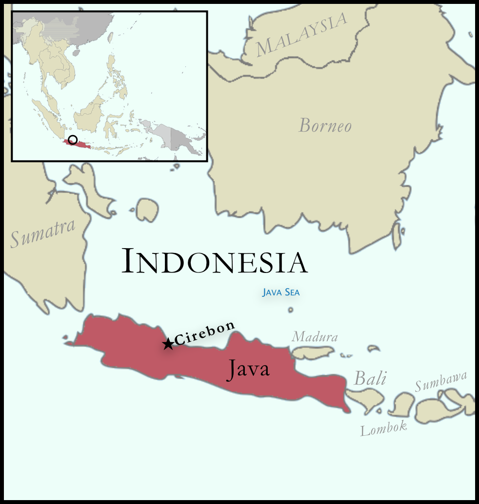 Map – Cirebon, Java, Indonesia — TAD Tribal Art Map – Cirebon, Java, Indonesia — TAD Tribal Art