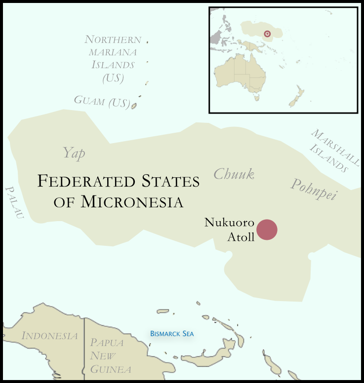 Map – Nukuoro Atoll — TAD Tribal Art