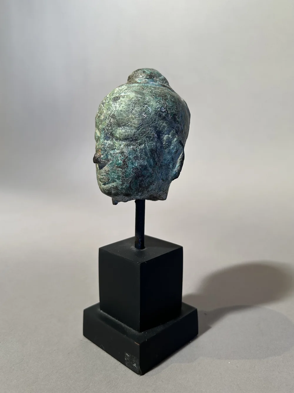 Mon Bronze Buddha Head — TAD Tribal Art