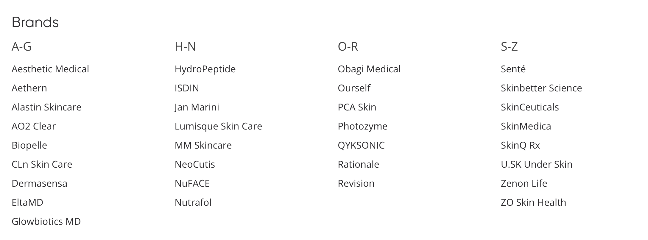 Skincare — Vital Dermatology - Jenna Beasley M.D.