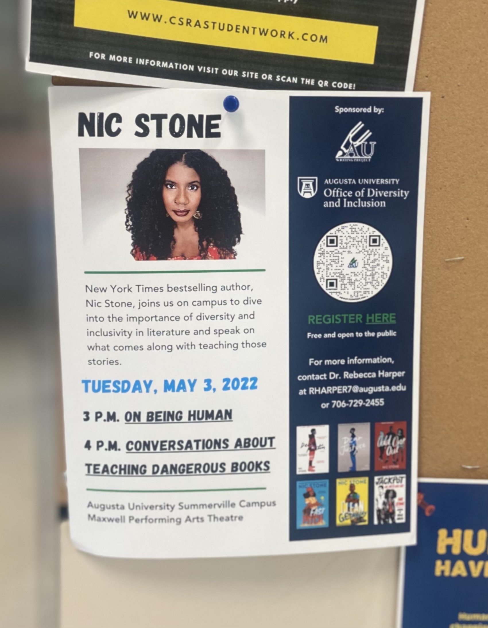Author Nic Stone to visit Summerville campus next week — The Bell Ringer