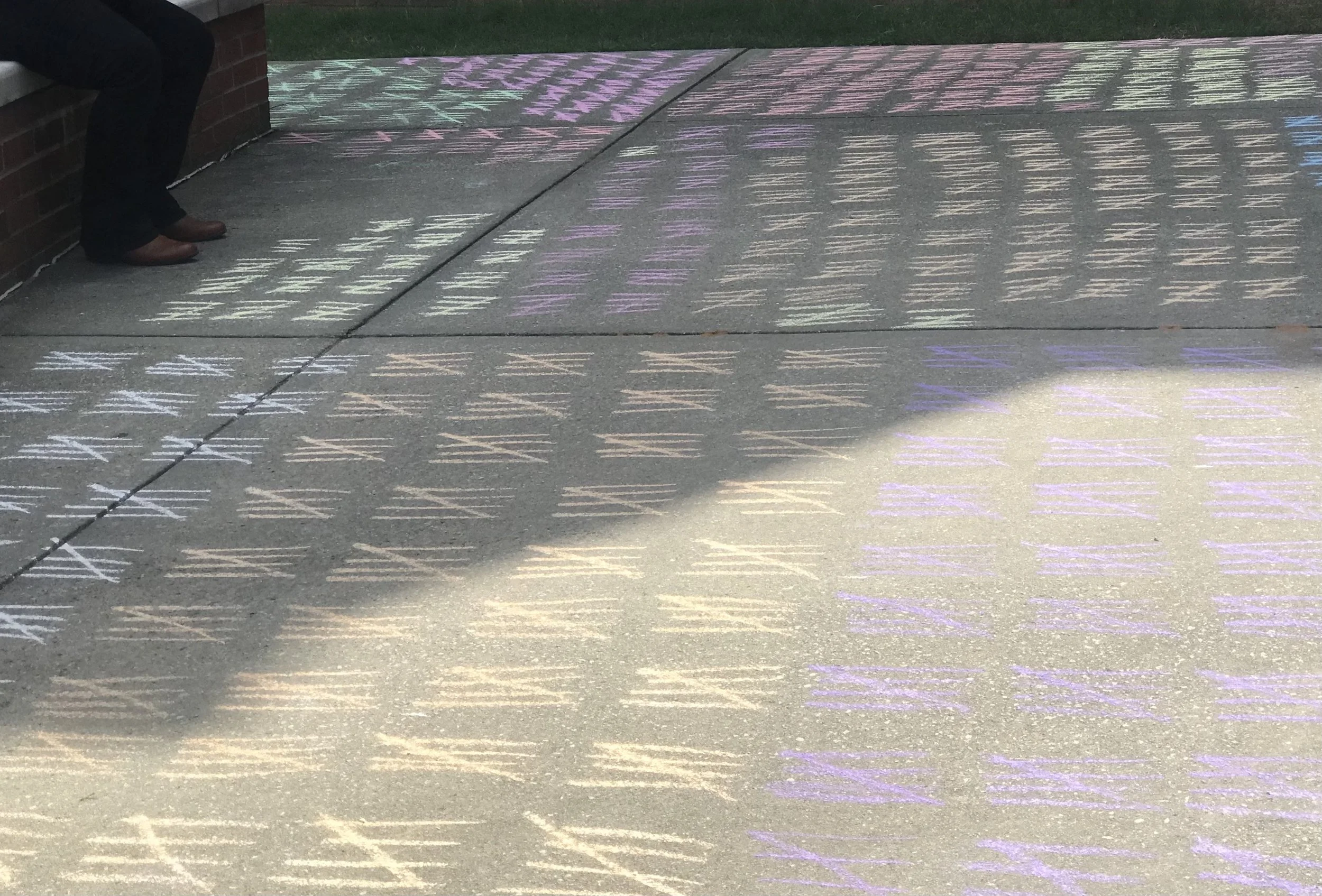 AU sociology class visualizes number of homicide cases in sidewalk ...