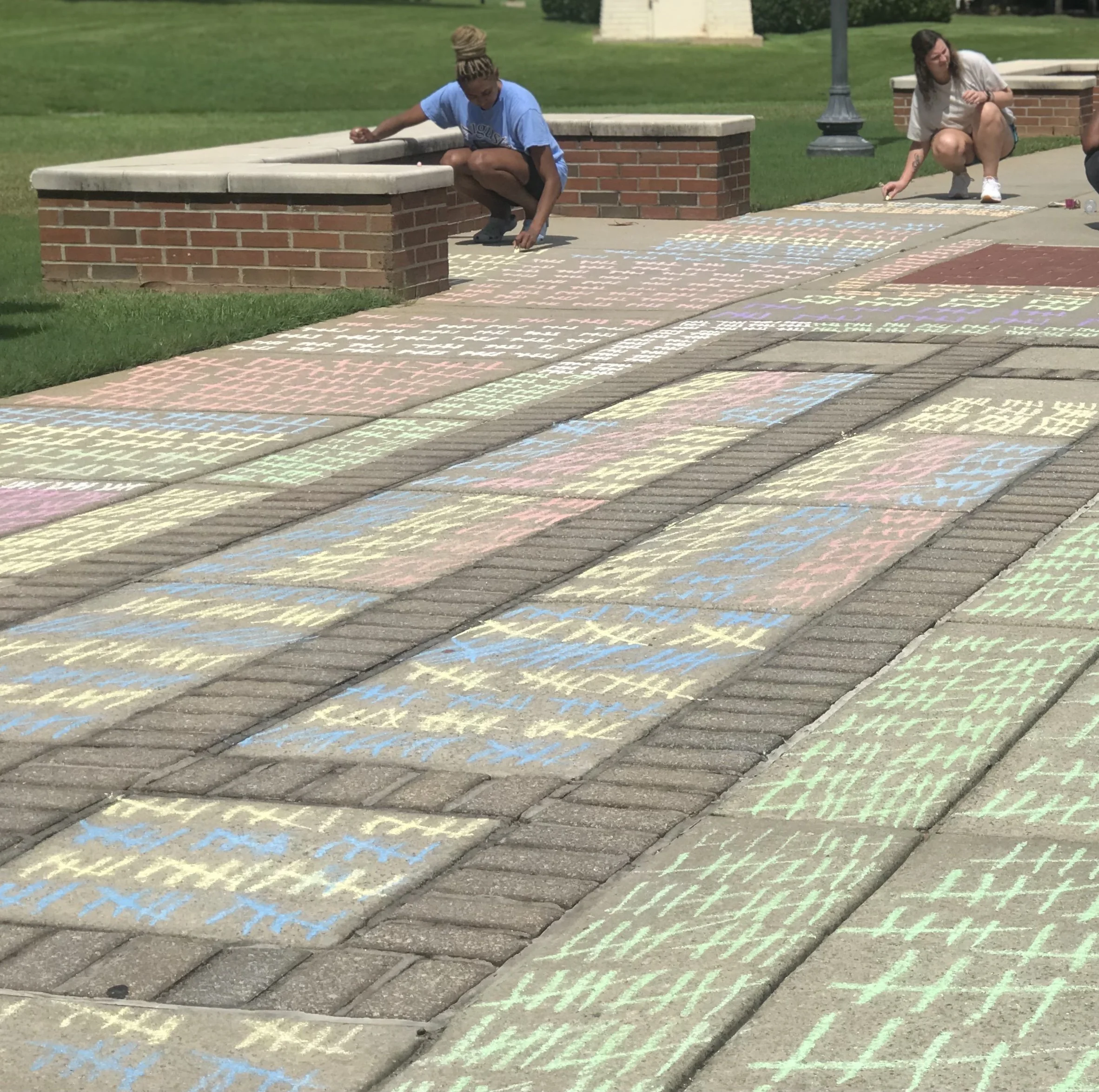 AU sociology class visualizes number of homicide cases in sidewalk ...