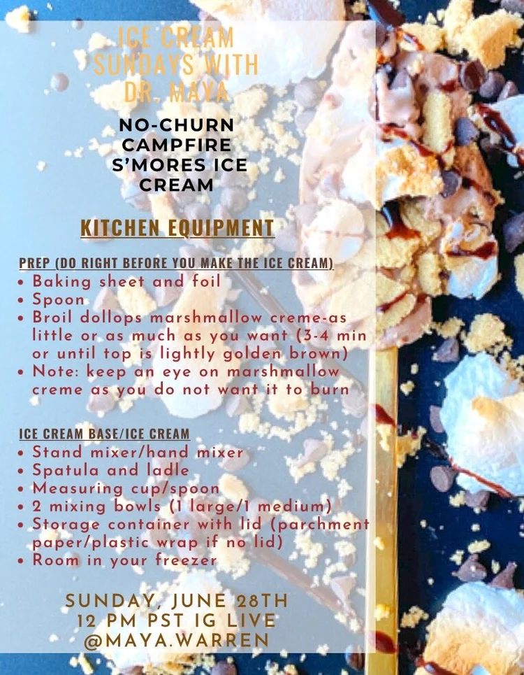 No-Churn Campfire S'mores Ice Cream — Dr. Maya