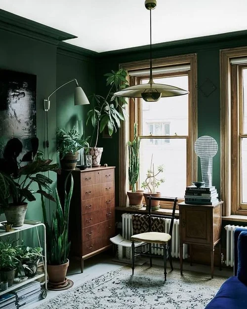 Dark Green Design: Dreamy Rooms + Spaces — Firefly and Finch