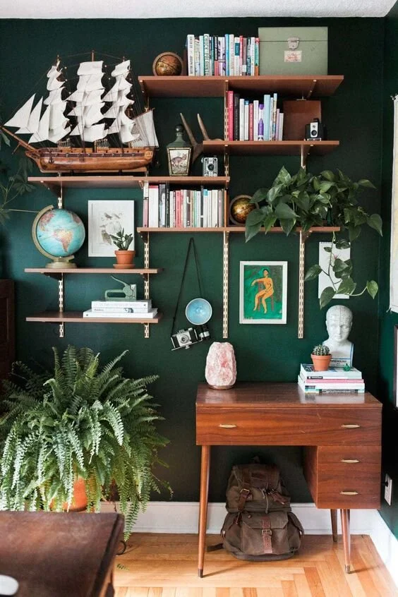 Dark Green Design: Dreamy Rooms + Spaces — Firefly and Finch
