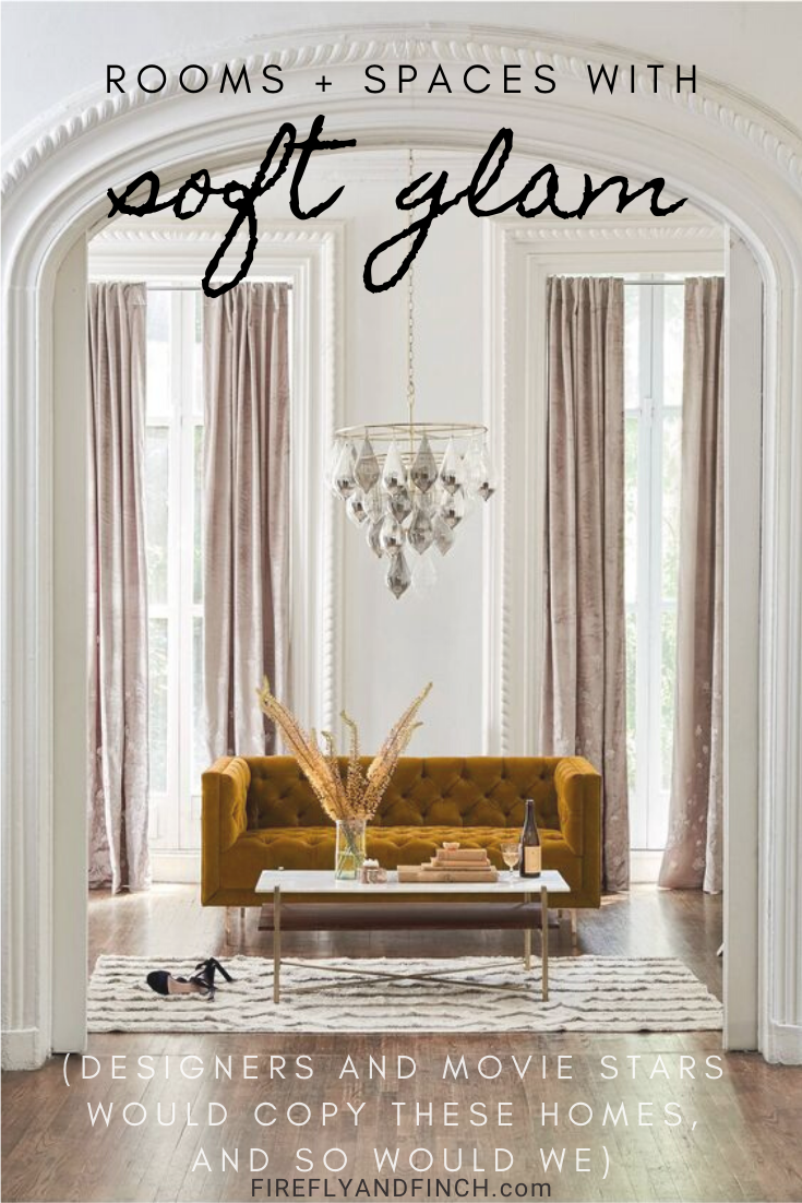 Soft Vintage Glam Spaces, Rooms, + Design Movie Stars + Designers Would ...