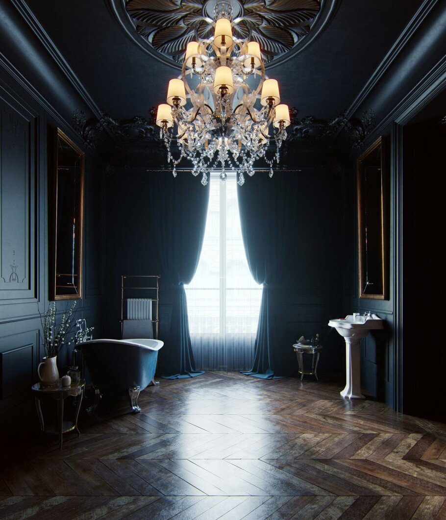 Dark Moody Dramatic Dreamy Rooms + Spaces + Design — firefly+finch