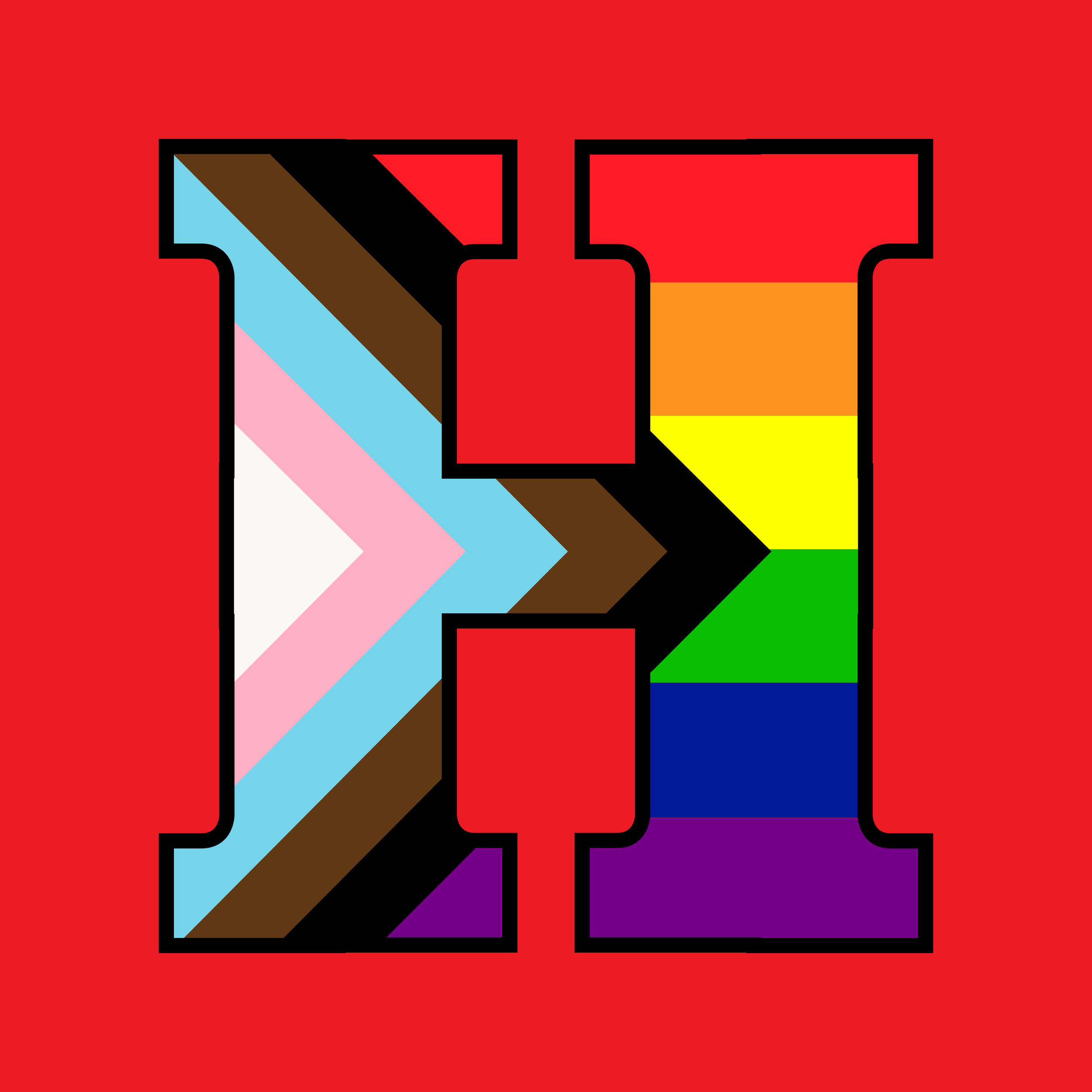 Custom Hingham Pride Project Logo Flag — Hingham Pride Project