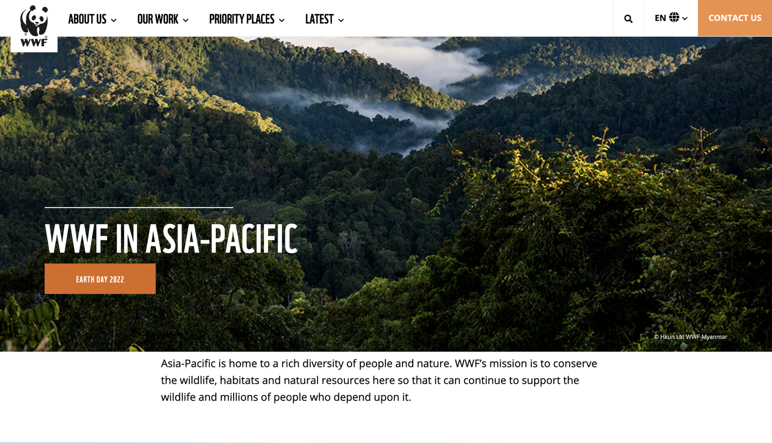 WWF Asia Pacific website