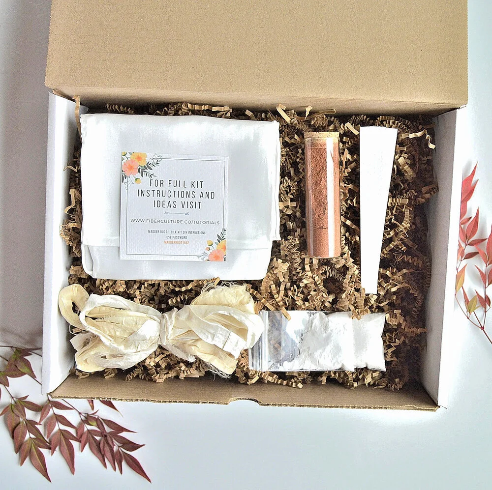 Deluxe Natural Dye Kit for Cellulose Fibers, Best Beginner Natural Dye ...