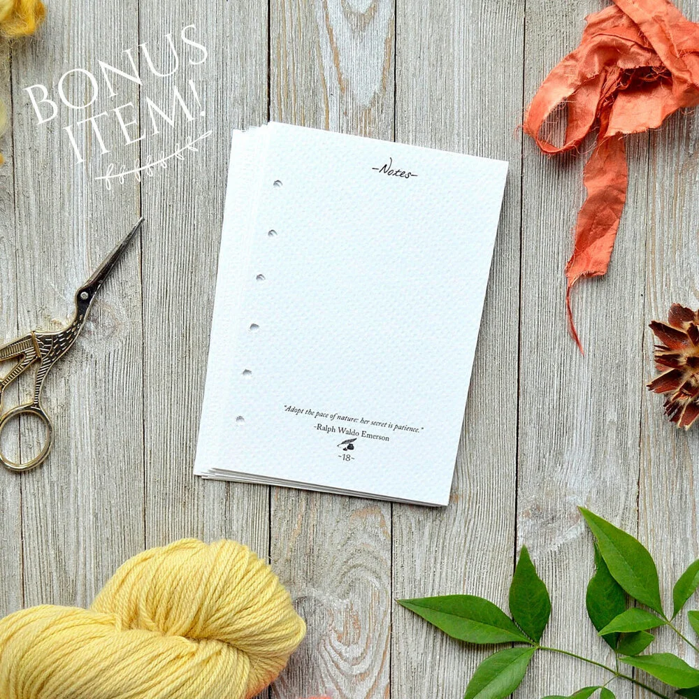 Handcrafted Natural Dye Study Journal — Fiberculture