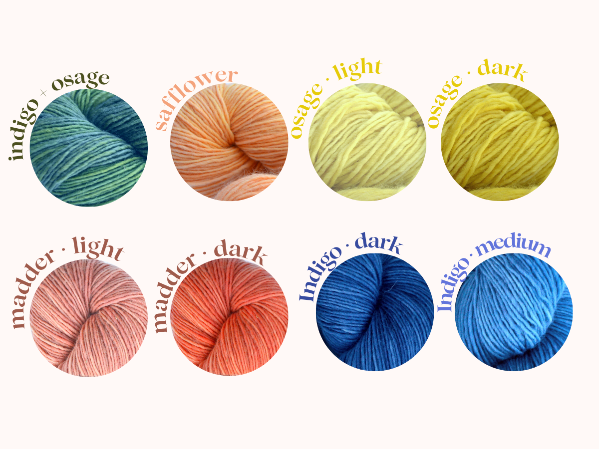 Naturally Dyed Yarn, 100% Wool Yarn Botanically Dyed, Madder Root Dye ...