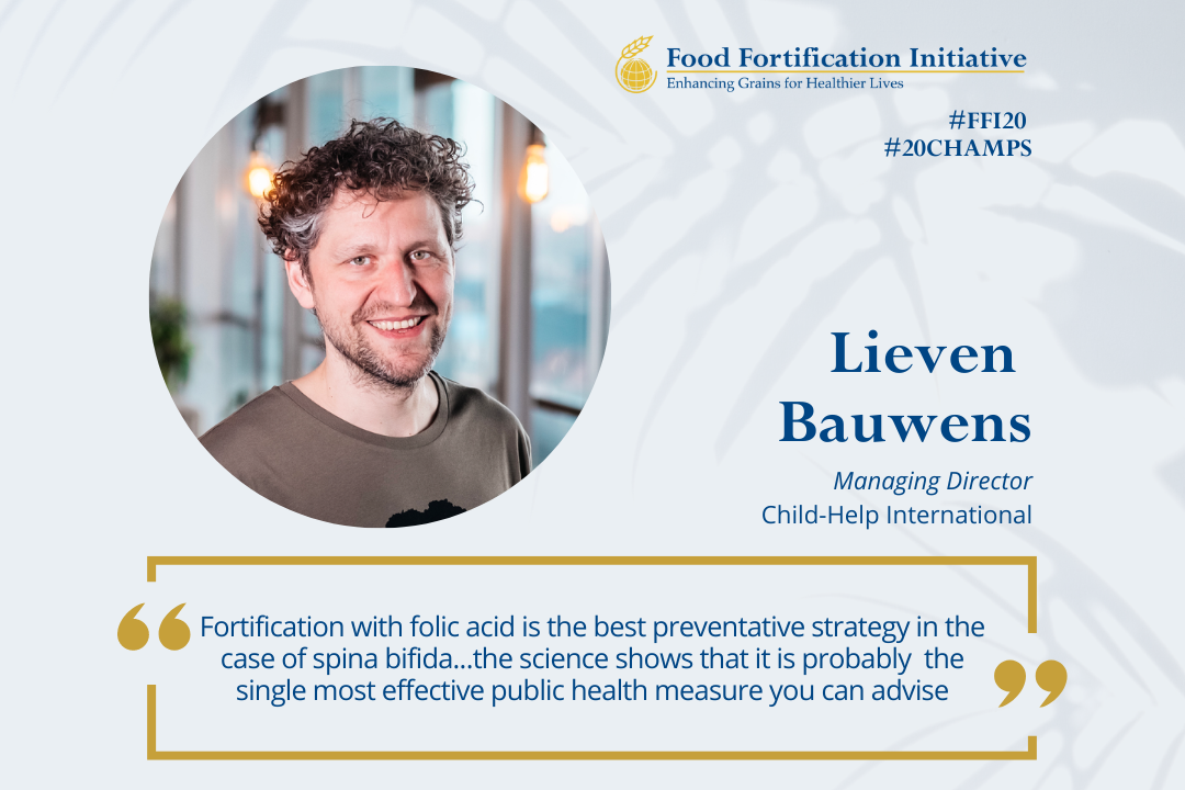 #FFI20: Lieven Bauwens – Food Fortification Initiative