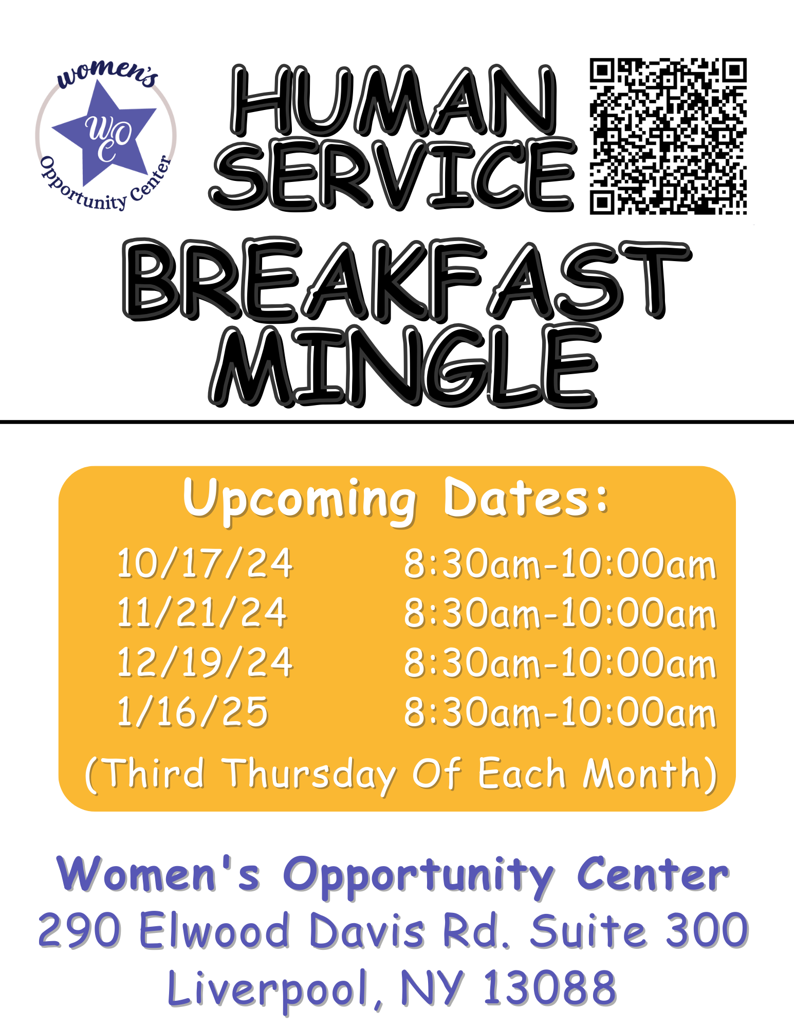 Liverpool Breakfast Mingle — Women's Opportunity Center
