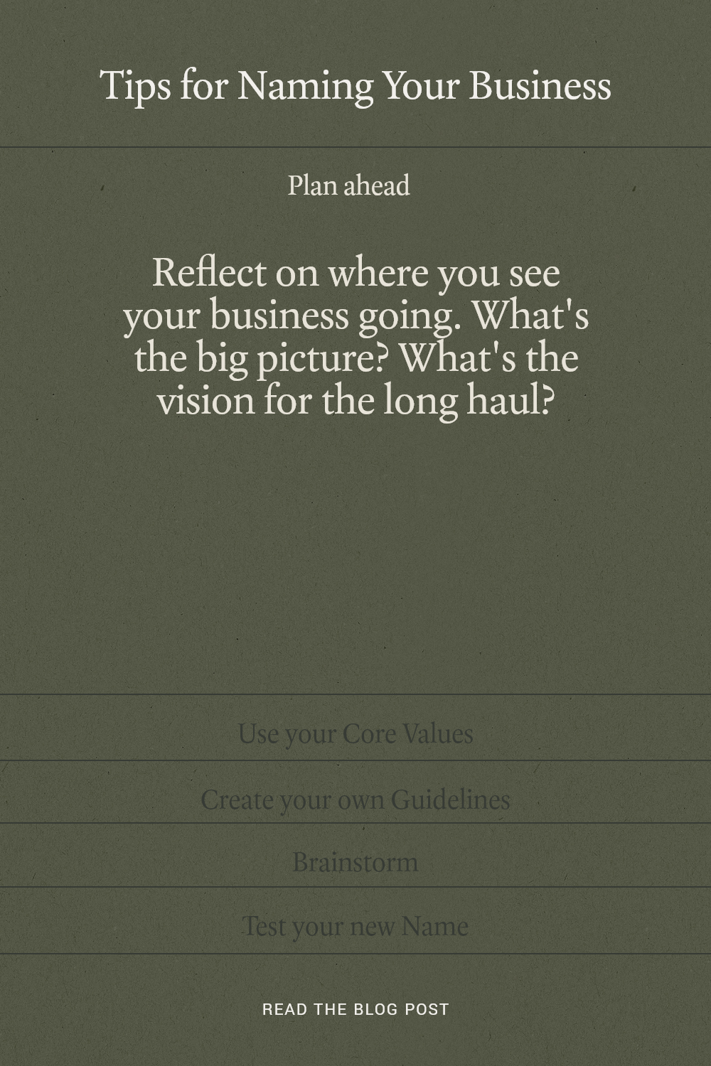 Tips for Naming Your Business — State of Sage
