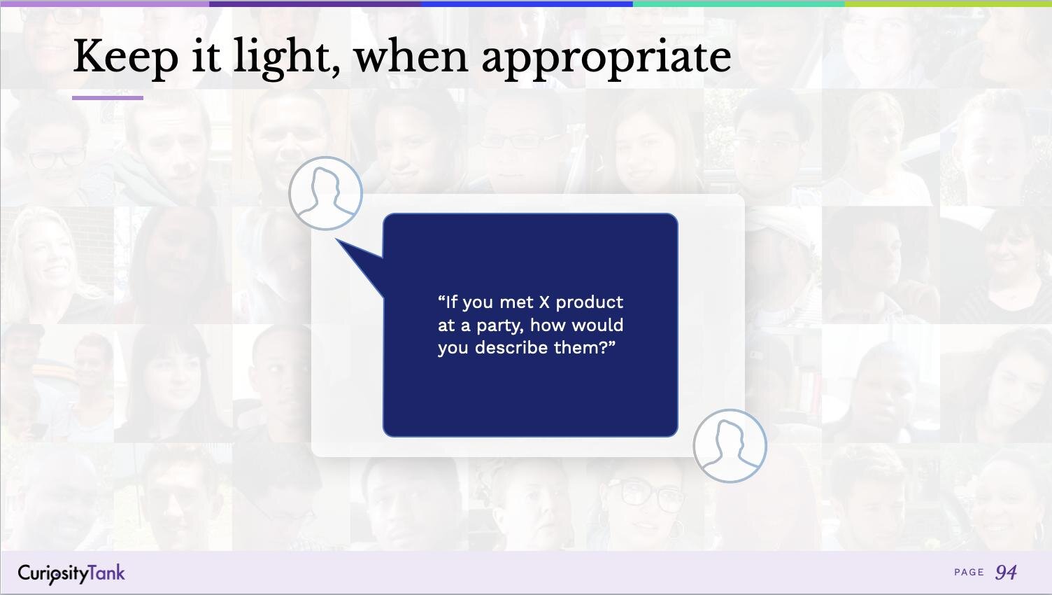 User research discussion guides