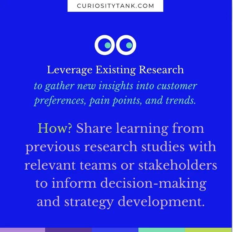 Leverage Existing Research | Curiosity Tank