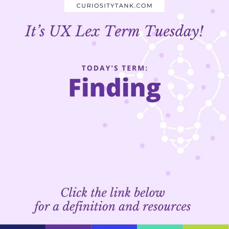 Learn the lingo: Finding