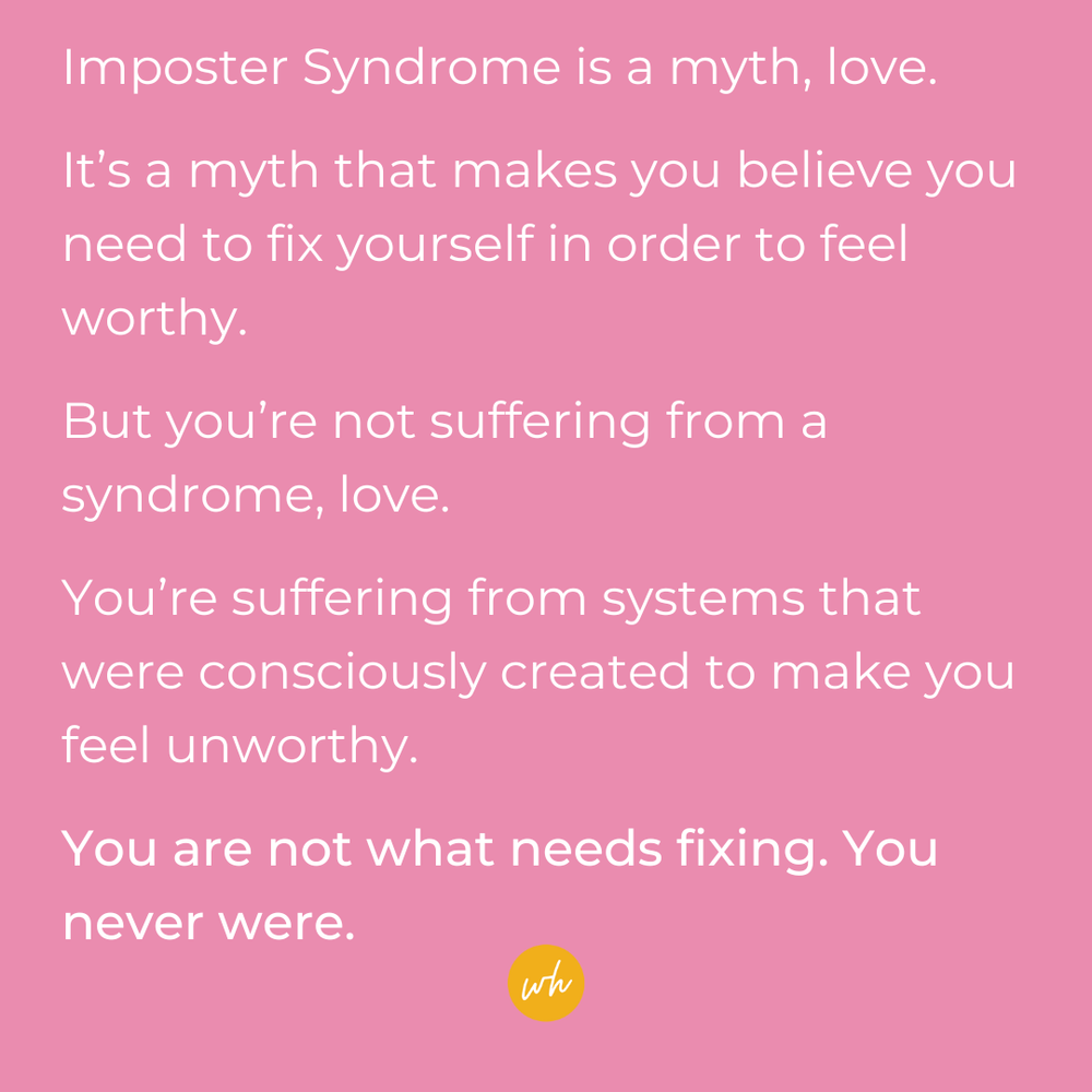 Imposter Syndrome 101: How to overcome self doubt — Wholehearted Coaching