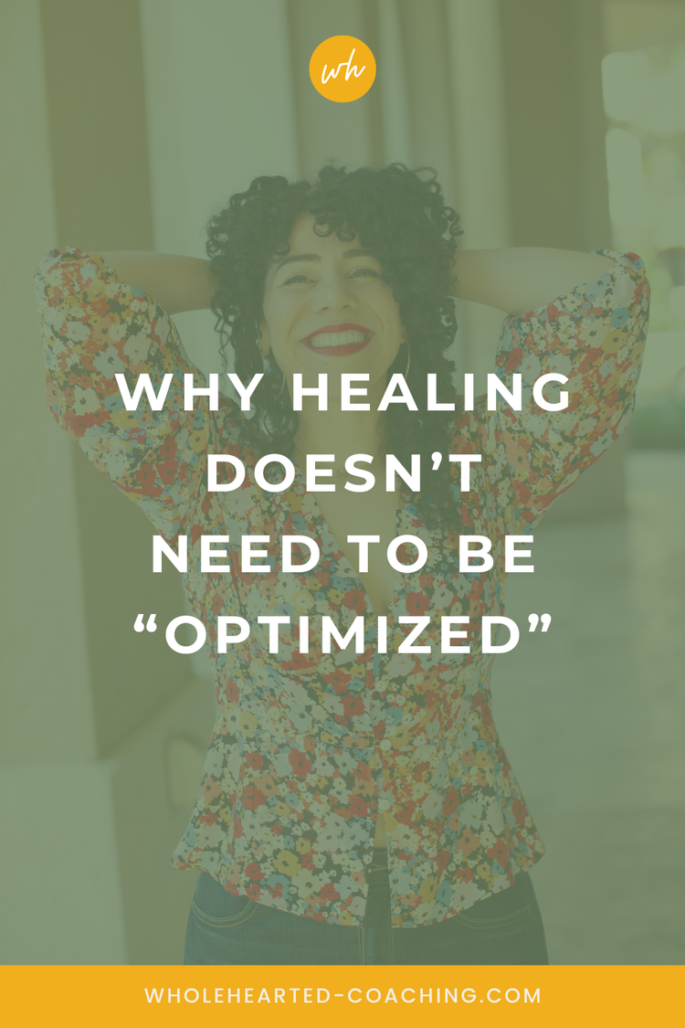 F*ck Optimization | ep163 — Wholehearted Coaching
