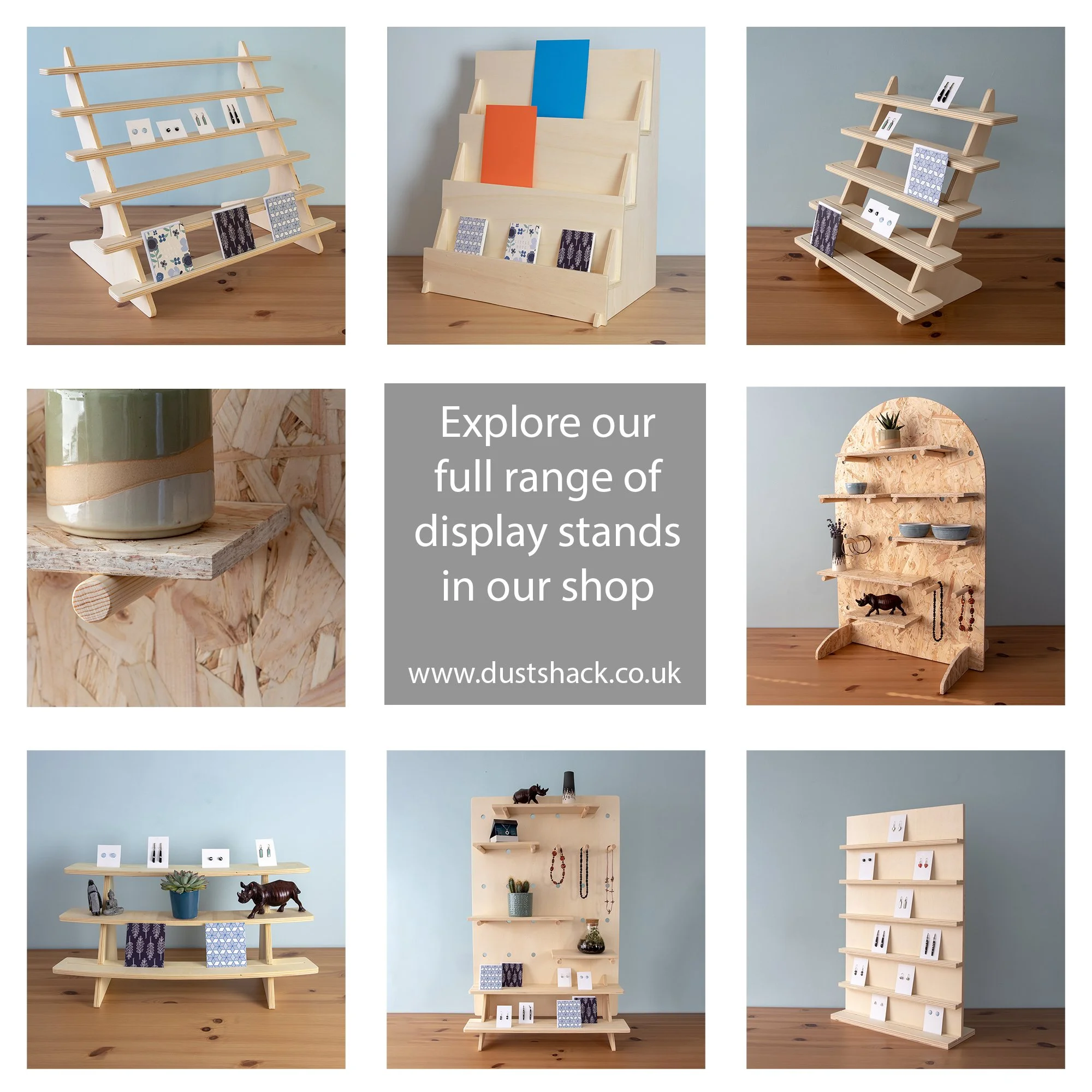 Bespoke Display Stands — Dust Shack