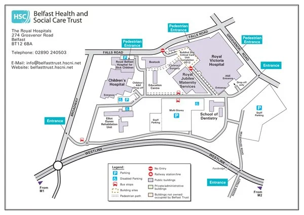 Getting Here — Regional Immunology Service Northern Ireland