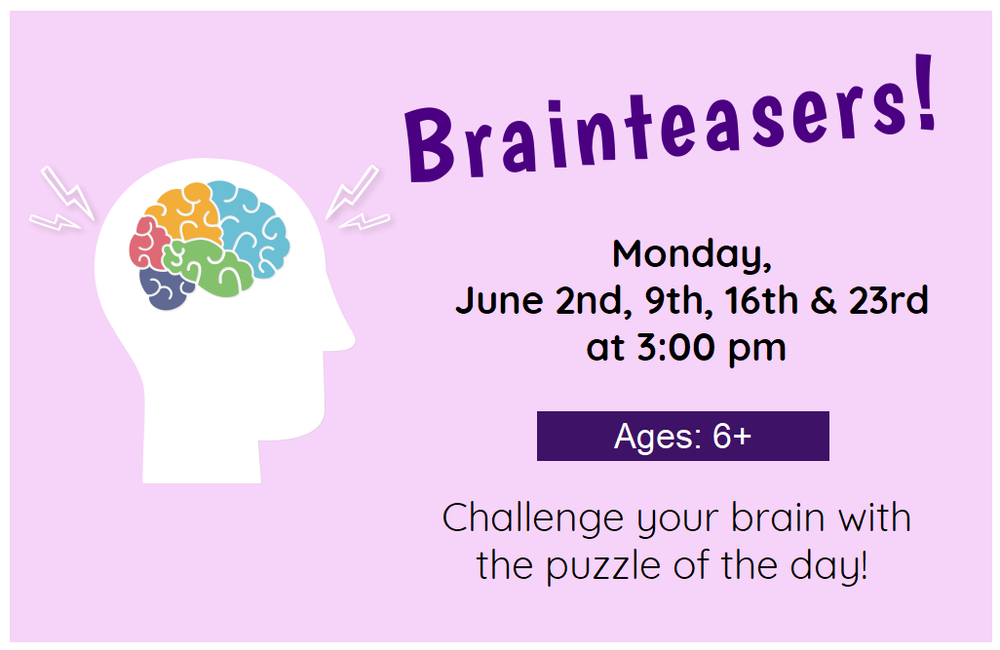 Brainteasers! (6+) — Shelter Island Public Library