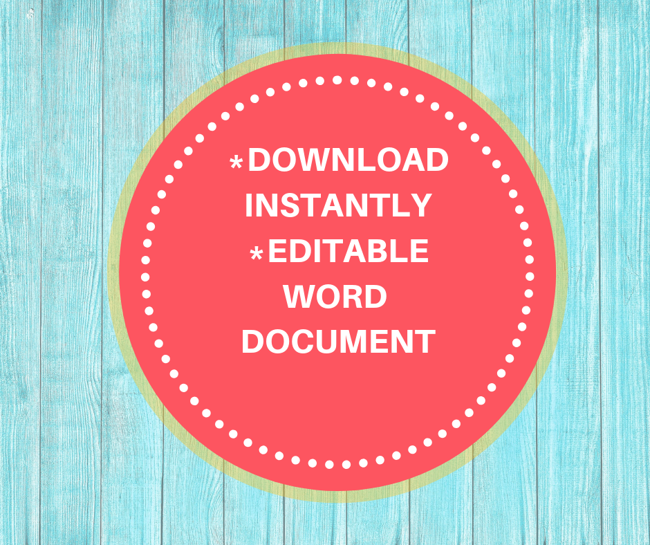 Daycare Balance Due / Childcare Center Late Payment Notice/ Past Due ...