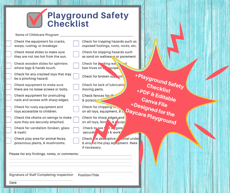 BITING REPORT- Daycare Printable Child Incident Report /Preschool ...