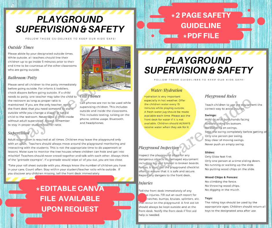 Daycare Photo Release/ Childcare Center Social Media Printable Form ...