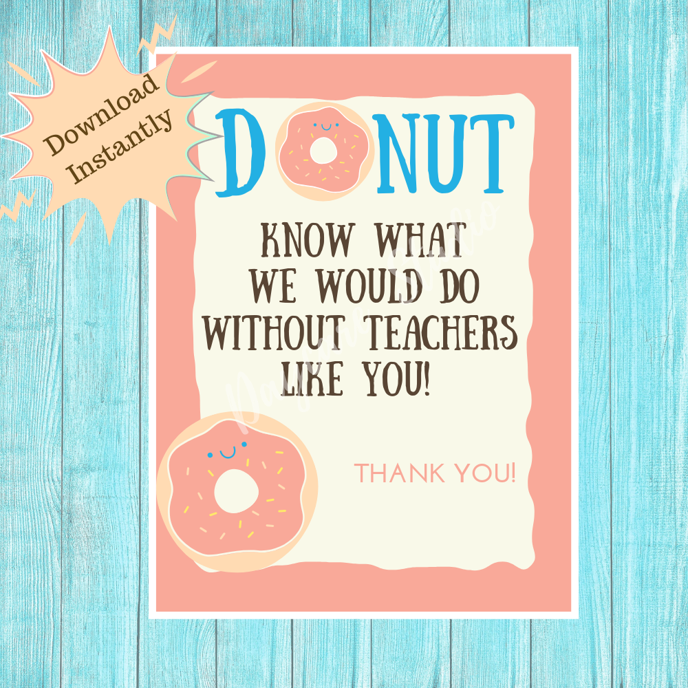Teacher Appreciation Week Flyer | Teacher Thank You Instant Digital ...