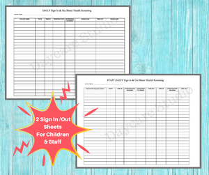 Child Illness Notice | Child Sick Report | Daycare Forms — Daycare Studio
