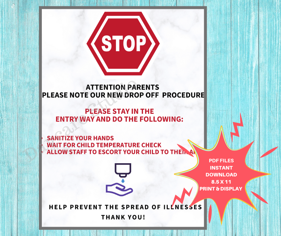 Child Illness Notice | Child Sick Report | Daycare Forms — Daycare Studio