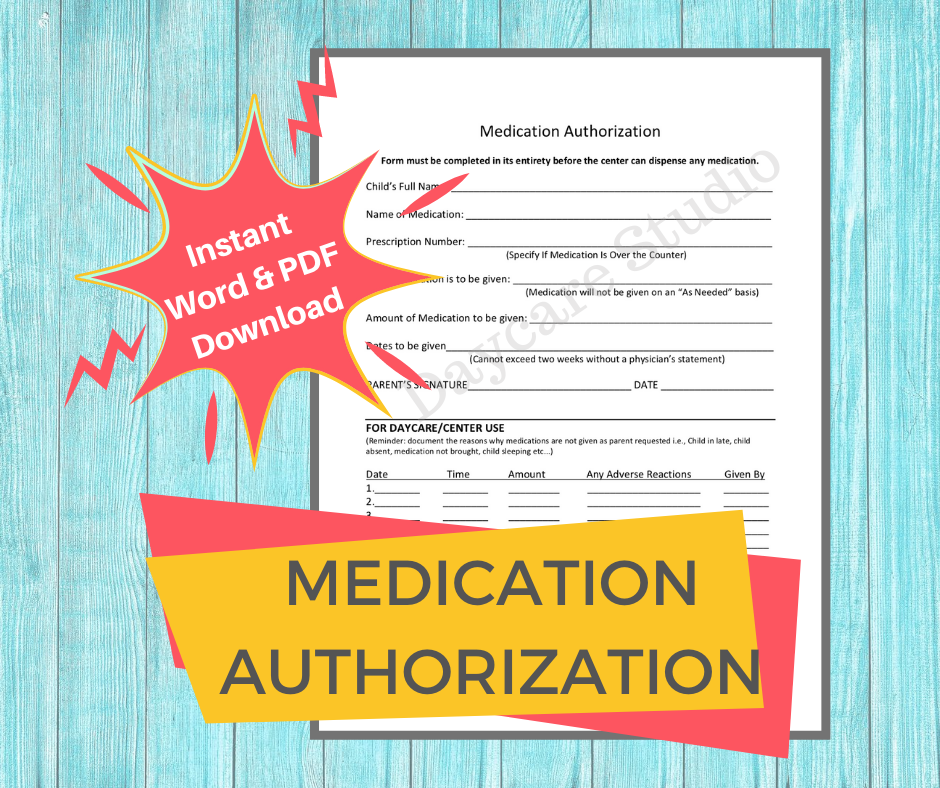 Daycare Enrollment Forms | Printable Daycare Contract Template ...