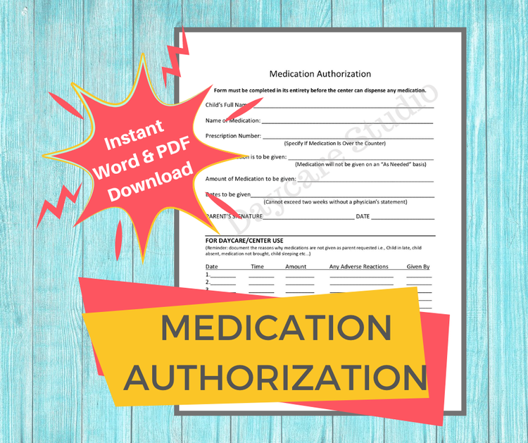 Daycare Enrollment Forms | Printable Daycare Contract Template ...