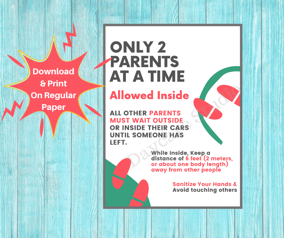 DAYCARE CENTER SIGNS/Childcare Printable Signs for Preschool and ...