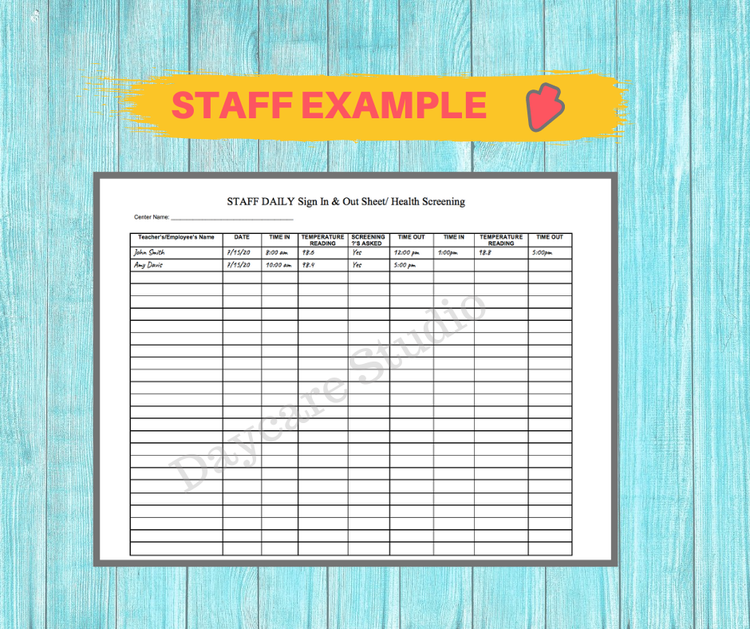 Daycare Cleaning Checklist / Keep A Nice & Tidy Child Care Center ...