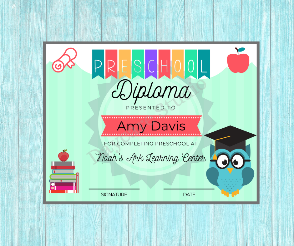 Pre-k Ceremony Program Template | Daycare Templates — Daycare Studio