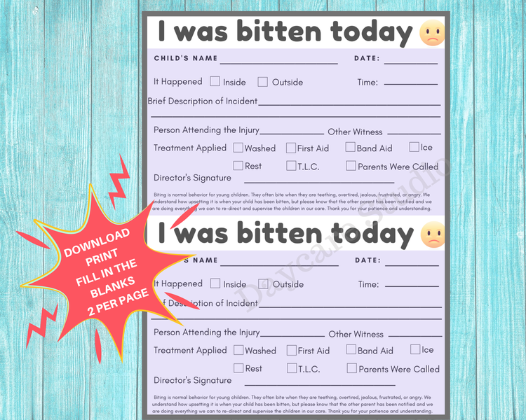 Daycare Photo Release/ Childcare Center Social Media Printable Form ...