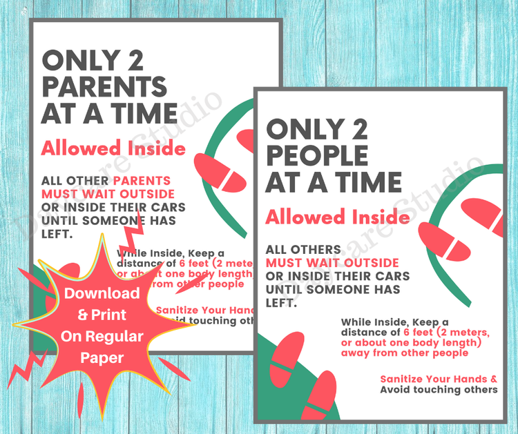 DAYCARE CENTER SIGNS/Childcare Printable Signs for Preschool and ...