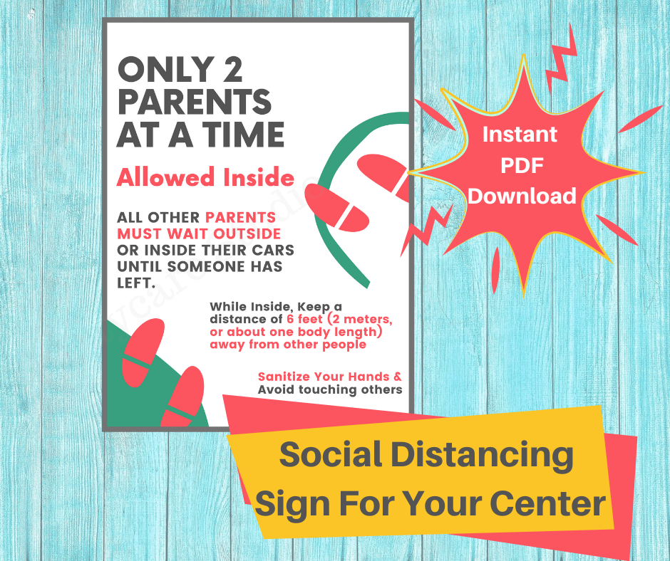 Child Sickness Flyer | Daycare Templates | Kids With Symptoms — Daycare ...