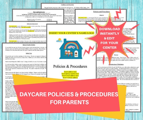 Daycare Policies & Procedures | Child Care Forms — Daycare Studio
