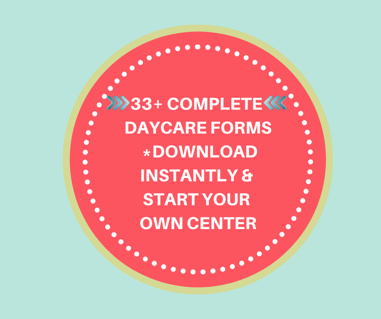 Educational Curriculum | Printable Daycare Forms | Daycare Templates ...