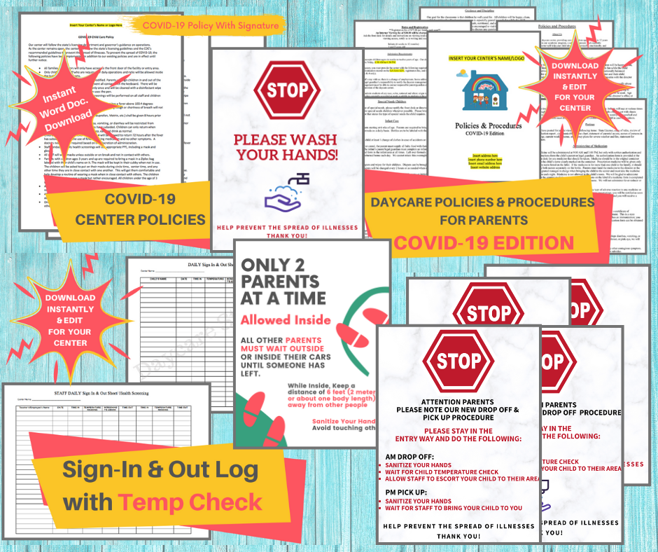 BITING REPORT- Daycare Printable Child Incident Report /Preschool ...