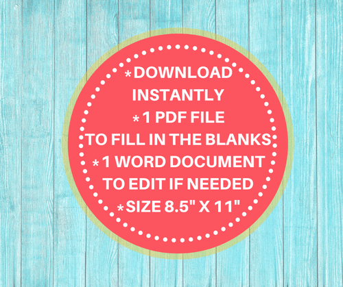 Daycare Photo Release/ Childcare Center Social Media Printable Form ...